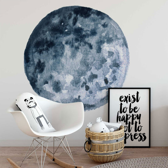 Blue Moon Wall Decal | Urbanwalls – Urbanwalls Inc.