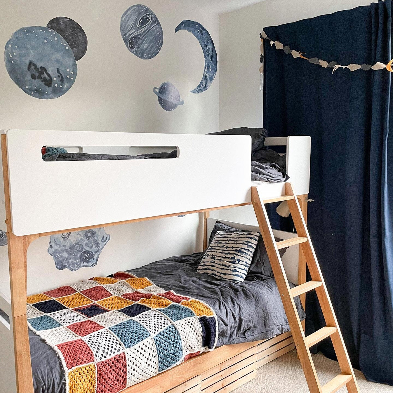 Blue Planets Wall Decals | Urbanwalls