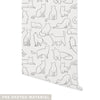 Elevate Your Space with Line Art Cat Wallpaper - A Purrfect Blend of ...