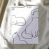 Elevate Your Space with Line Art Cat Wallpaper - A Purrfect Blend of ...
