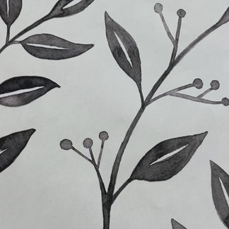 Inked Leaves Wall Decals | Urbanwalls