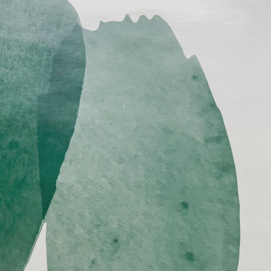 Large Emerald Brush Stroke Wall Decals | Urbanwalls