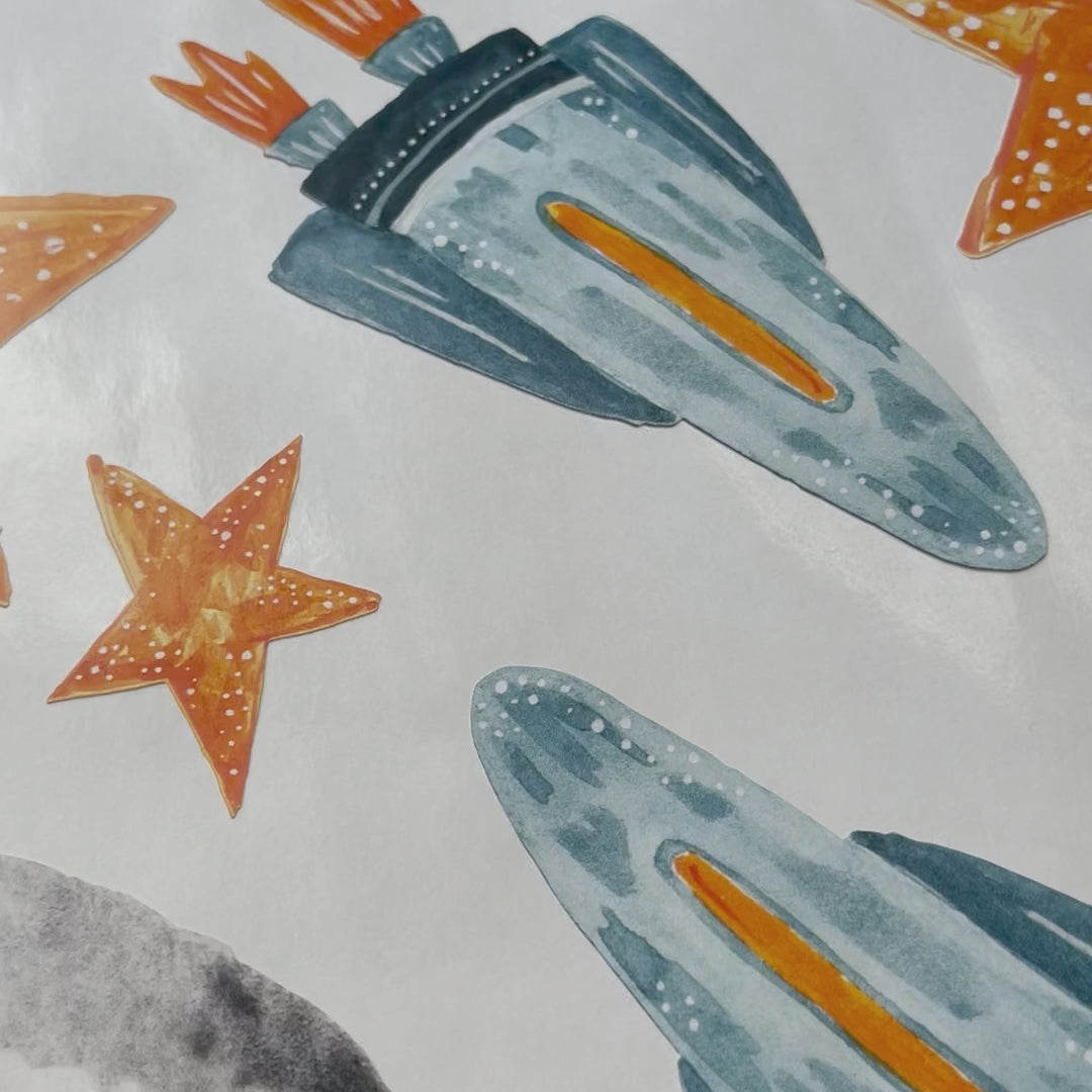 Spaceship Wall Decals | Urbanwalls