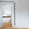 Elegance Redefined: Scalloped Border Wall Decal | Artistic Home Accent ...