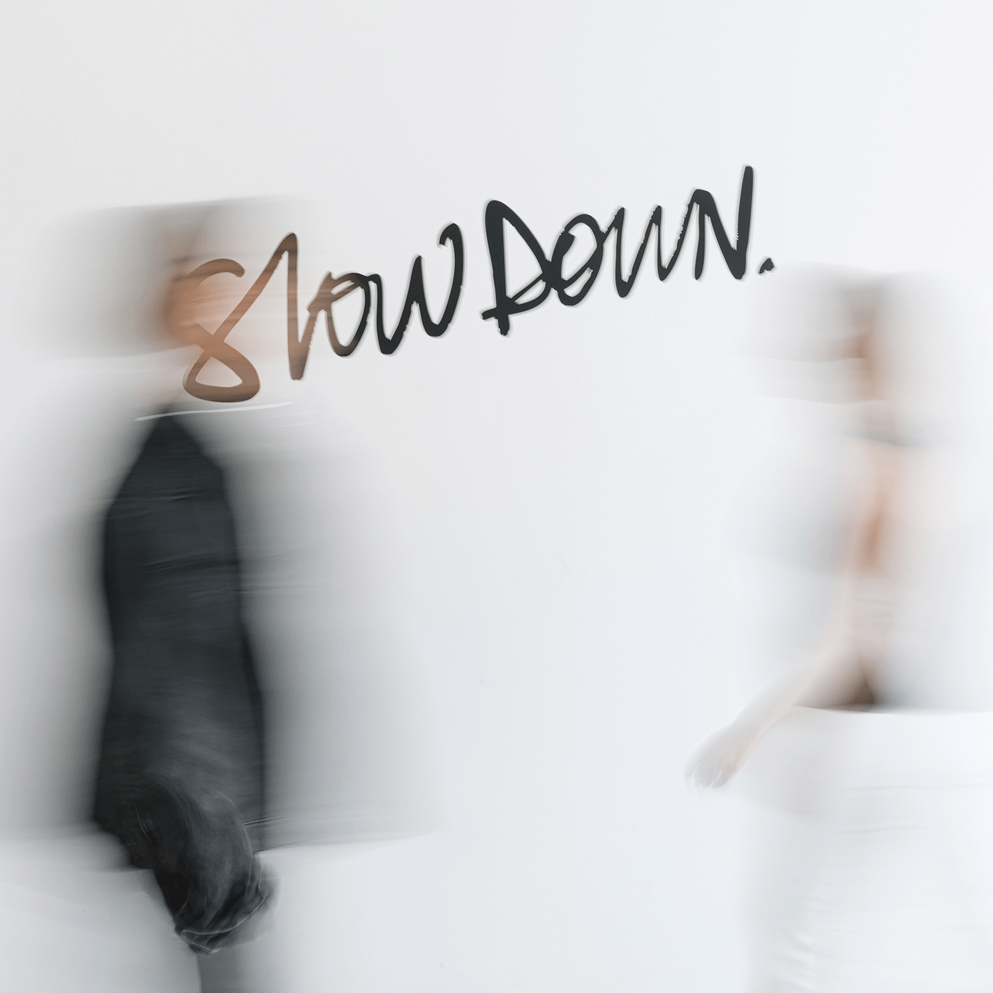 Slow Down Wall Decal – Modern Typography Wall Art | Urbanwalls ...