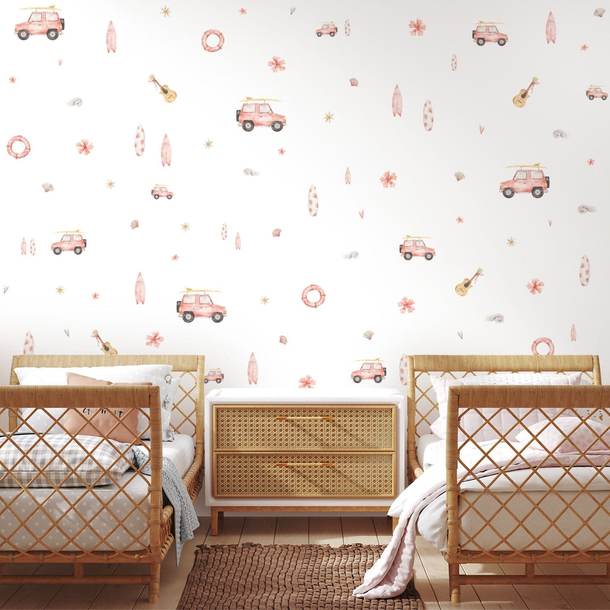 Surfer Girl Wall Decals | Urbanwalls