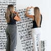 Handwritten Wall Mural – Minimalist Peel & Stick Design | Urbanwalls ...