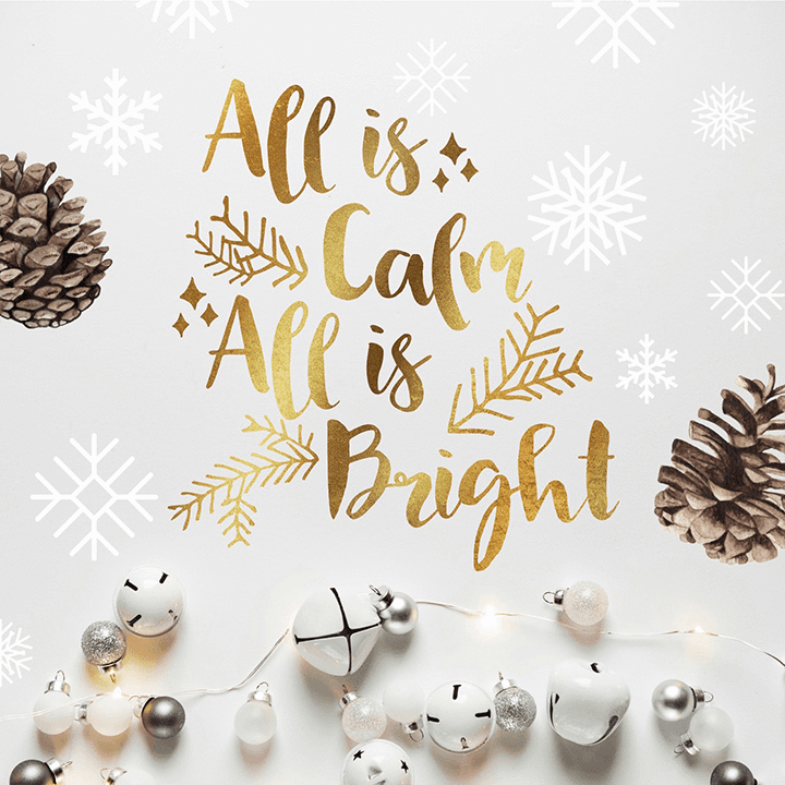 All Is Calm | Holiday Decals | Urbanwalls