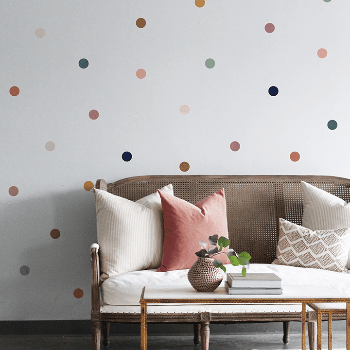 Desert Dots Wall Decals | Dot Wall Stickers | Urbanwalls