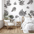 Black & White Flowers Wall Decals | Urbanwalls – Urbanwalls Inc.