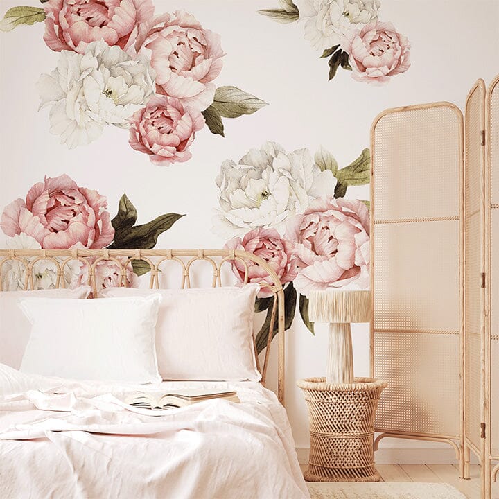 Blushing Peonies Wall Decals | Urbanwalls