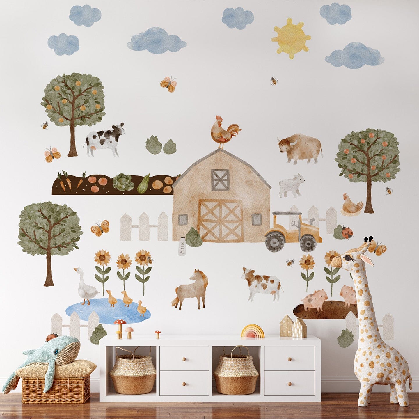 Farm Animal Wall Decals | Urbanwalls