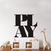 PLAY Wall Decal | Playroom Wall Decal | Urbanwalls