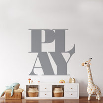 PLAY Wall Decal | Playroom Wall Decal | Urbanwalls