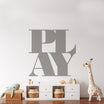 PLAY Wall Decal | Playroom Wall Decal | Urbanwalls