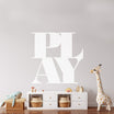 PLAY Wall Decal | Playroom Wall Decal | Urbanwalls