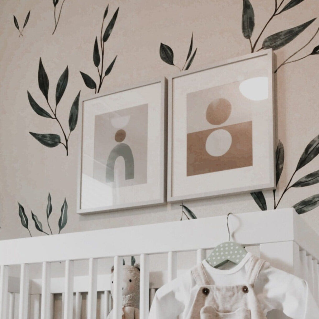 Watercolor Leaves Wall Decals | Urbanwalls